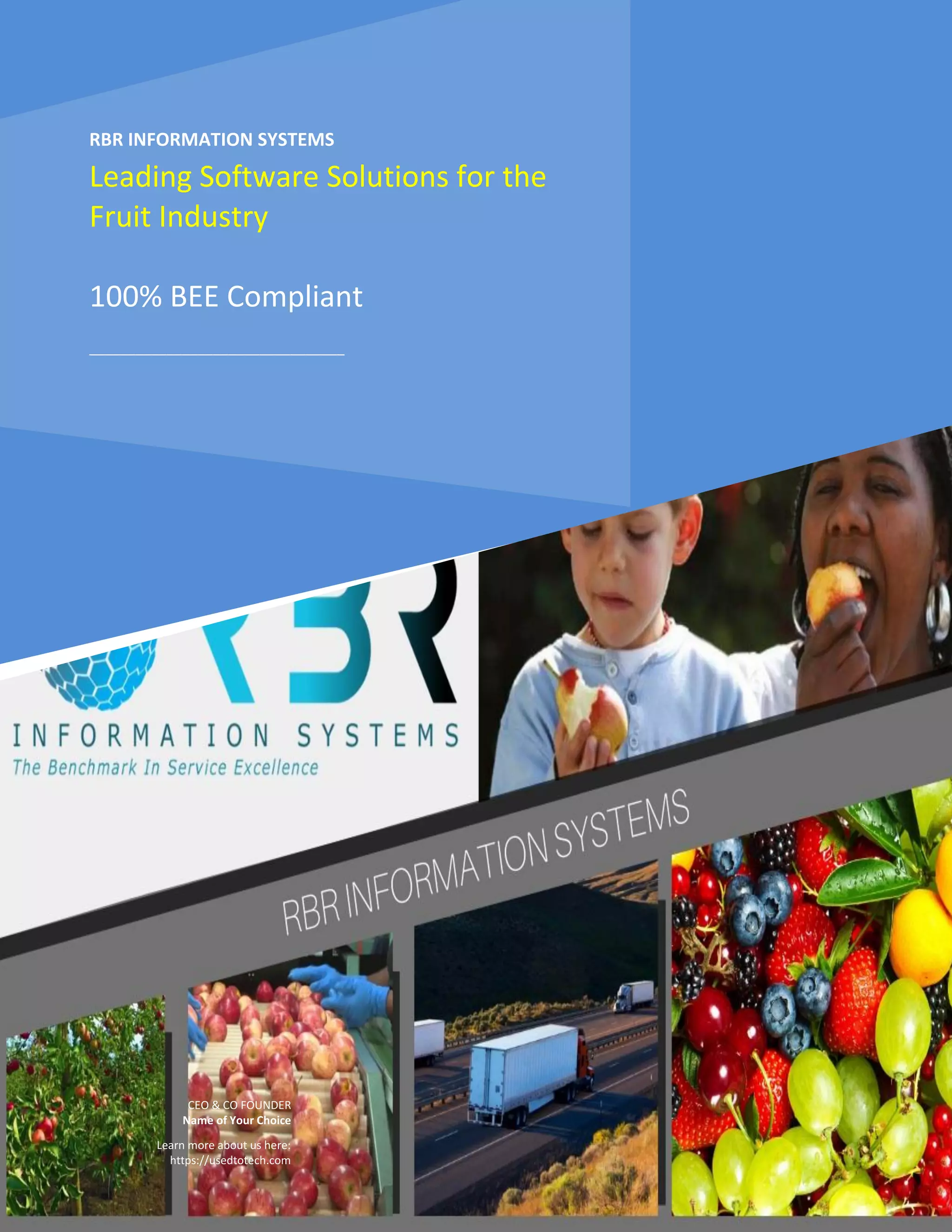 RRR Information Systems overview november 2020 | PDF