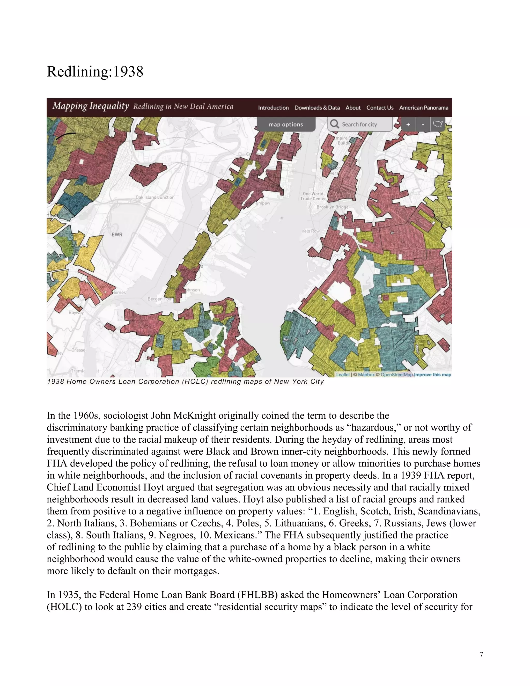 The History Of Affordable Housing in New York City | PDF