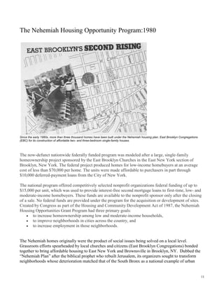 The History Of Affordable Housing in New York City | PDF