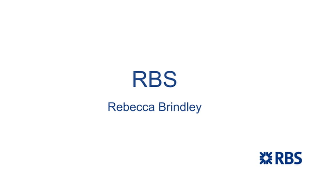 RBS - Digital Transformation in Financial Services | PDF