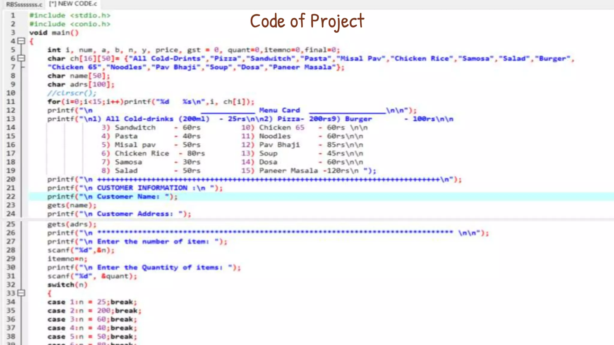 restaurant billing system | PPTX
