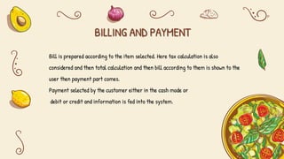 restaurant billing system | PPTX