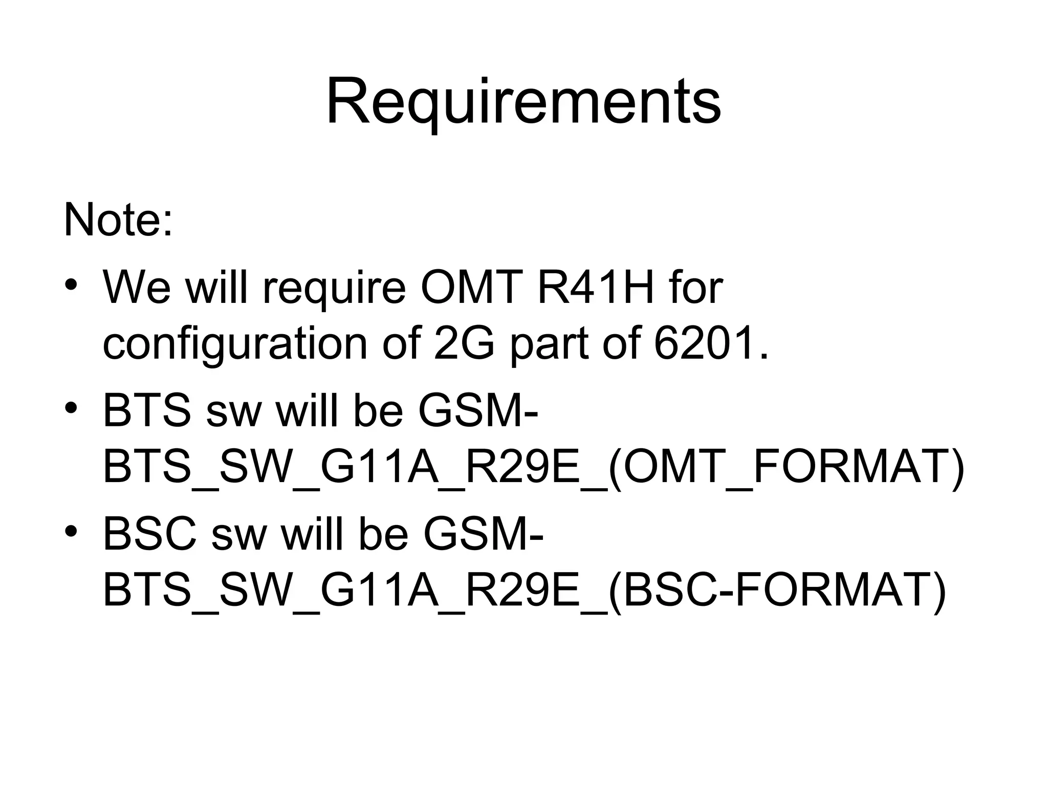 Ericsson Rbs 6201 commisioning (1) | PPT