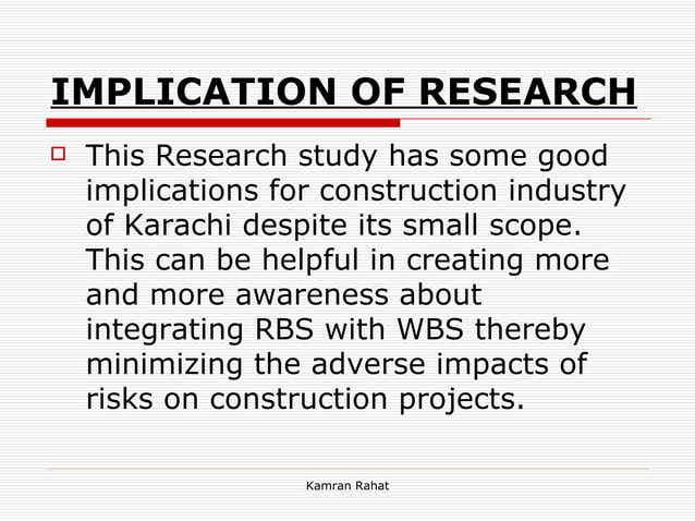 Level of Integration of Risk Breakdown Structure (RBS) and Work ...