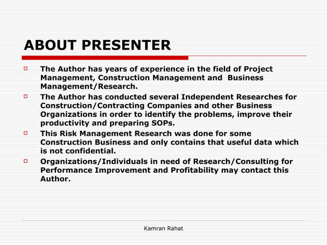 Level of Integration of Risk Breakdown Structure (RBS) and Work ...