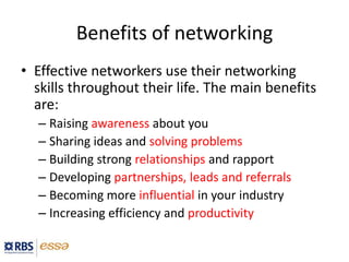 Business Networking Basics | PPT