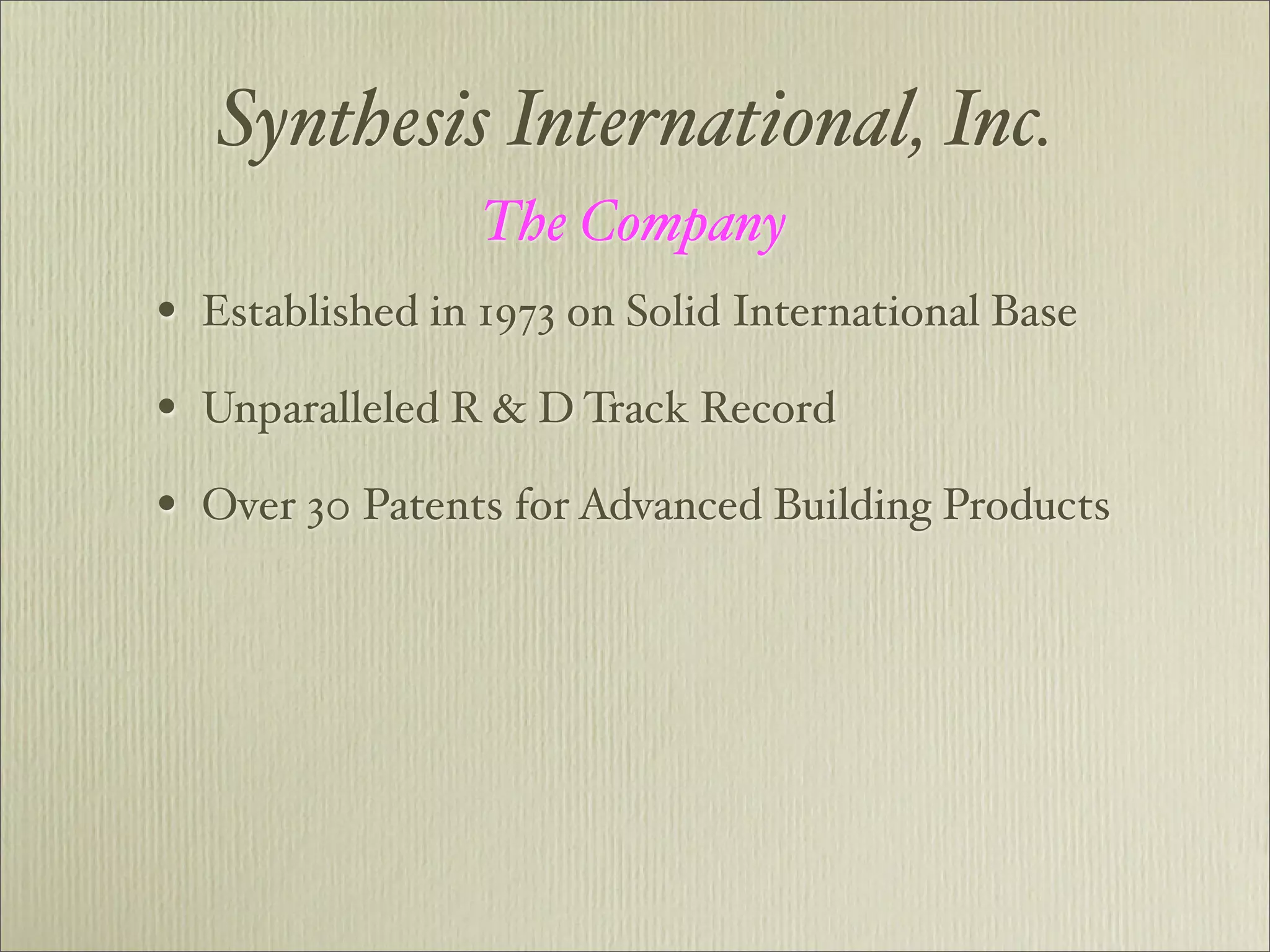 Rapid Building Systems, Intl. | PPT