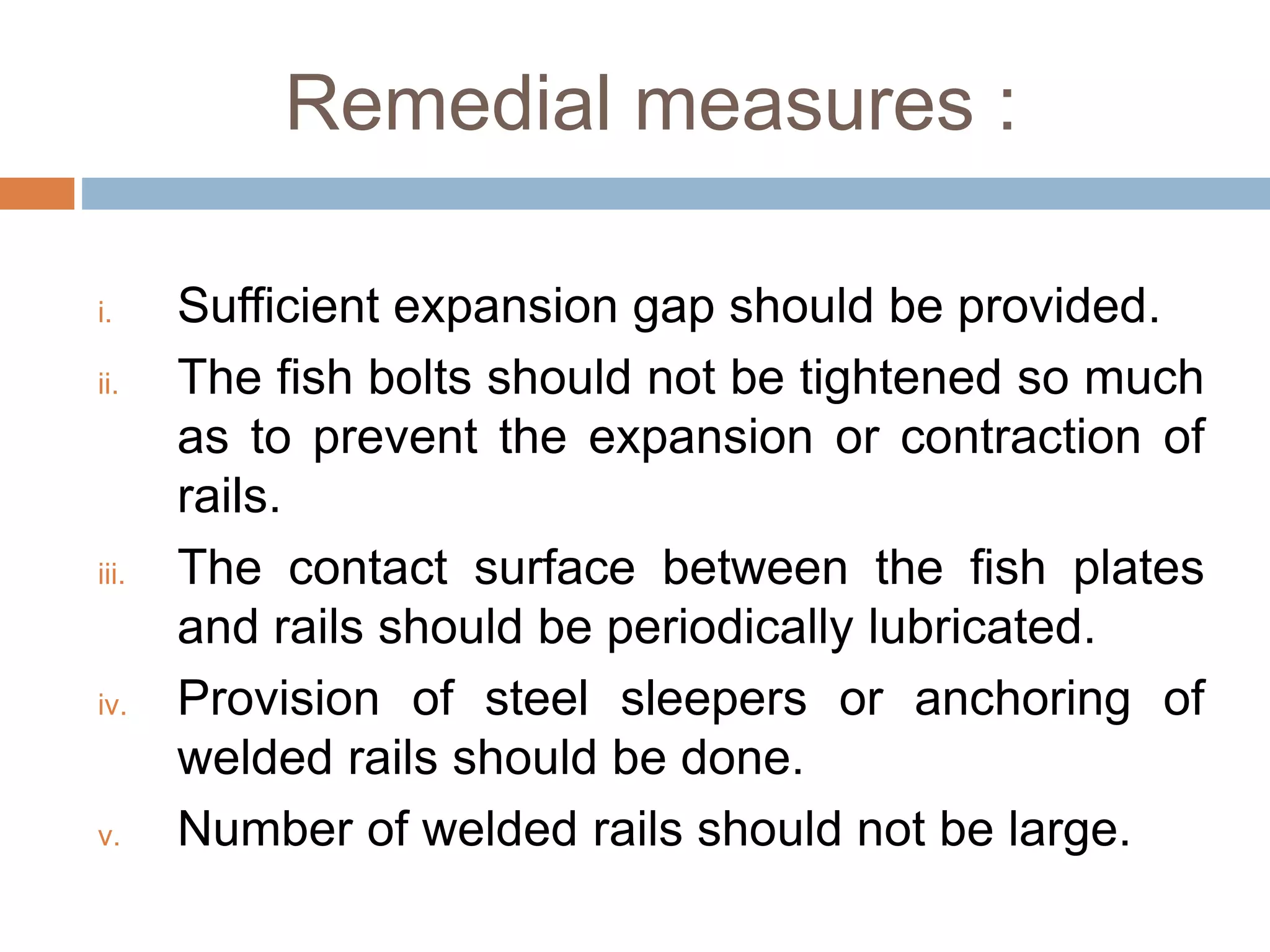 Corrugated (roaring), Hogging, Buckling, Kinks in rails | PPTX
