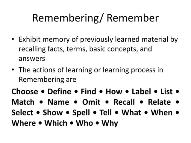 Revised Blooms Taxonomy | PPT