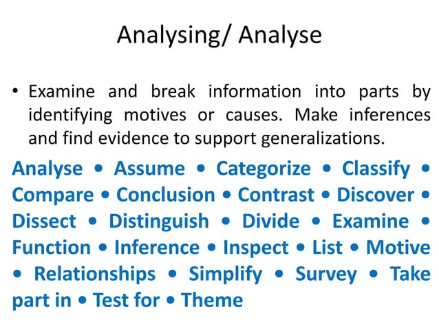 Revised Blooms Taxonomy | PPT