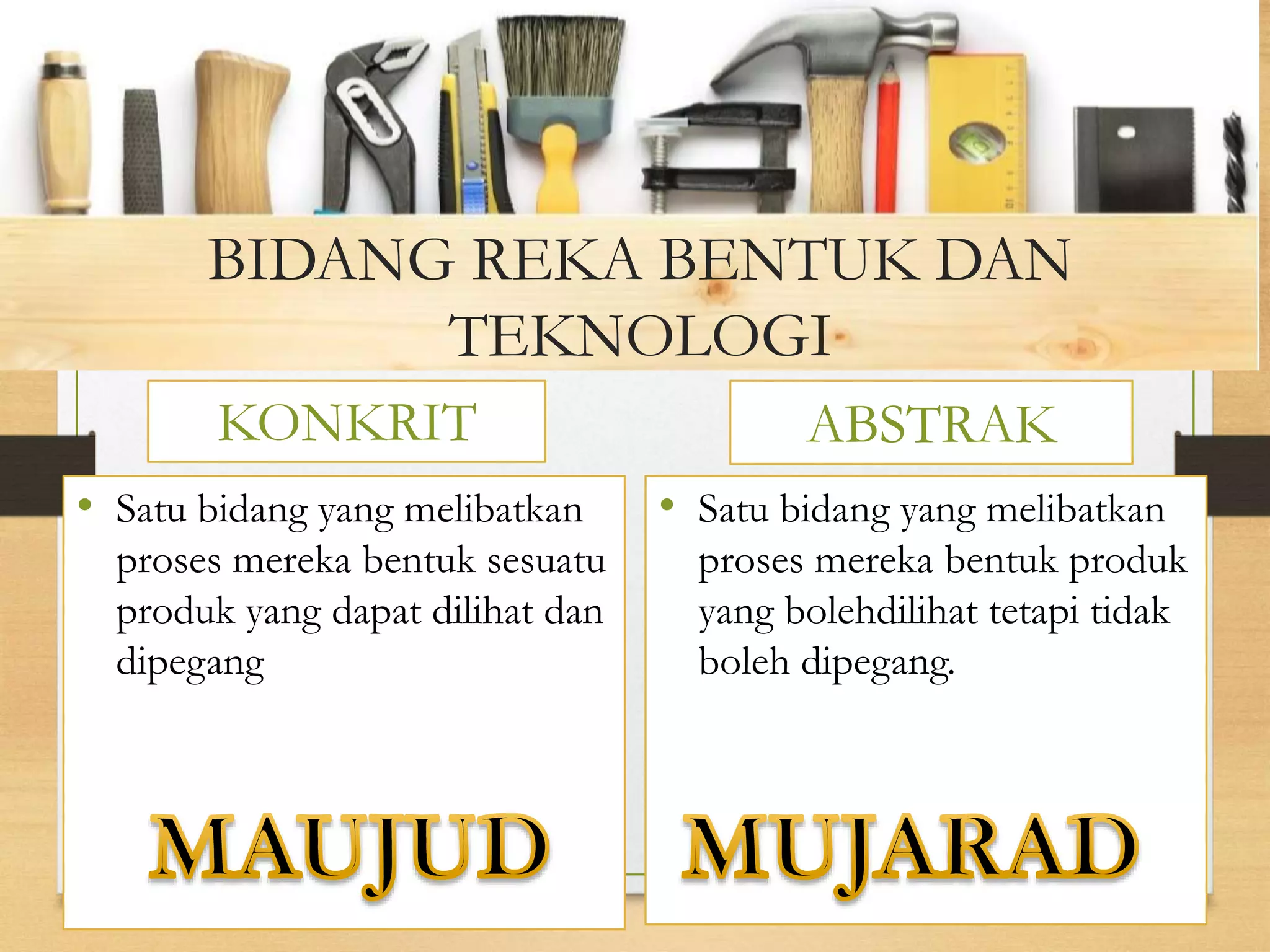 Reka Bentuk & Teknologi Tingkatan 1 | PPTX