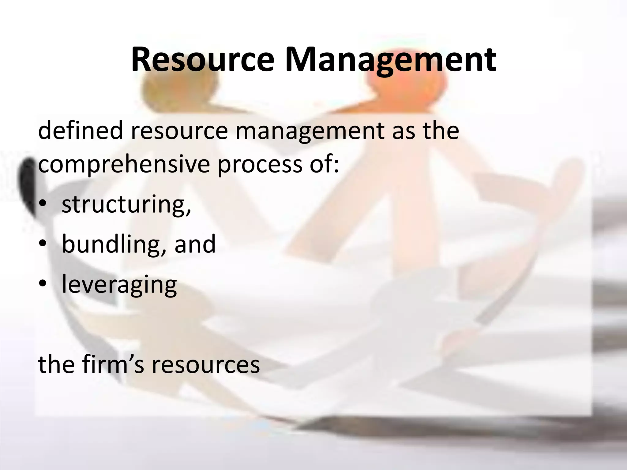 Resources based view | PPTX