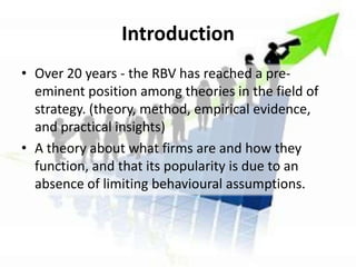Resources based view | PPTX