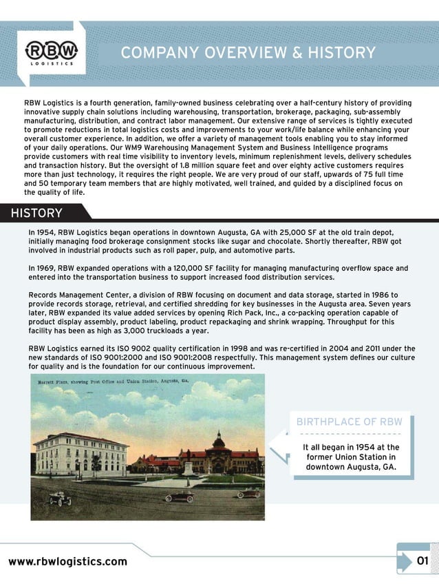 Rbw Logistics Overview | PDF | Logistics | Business