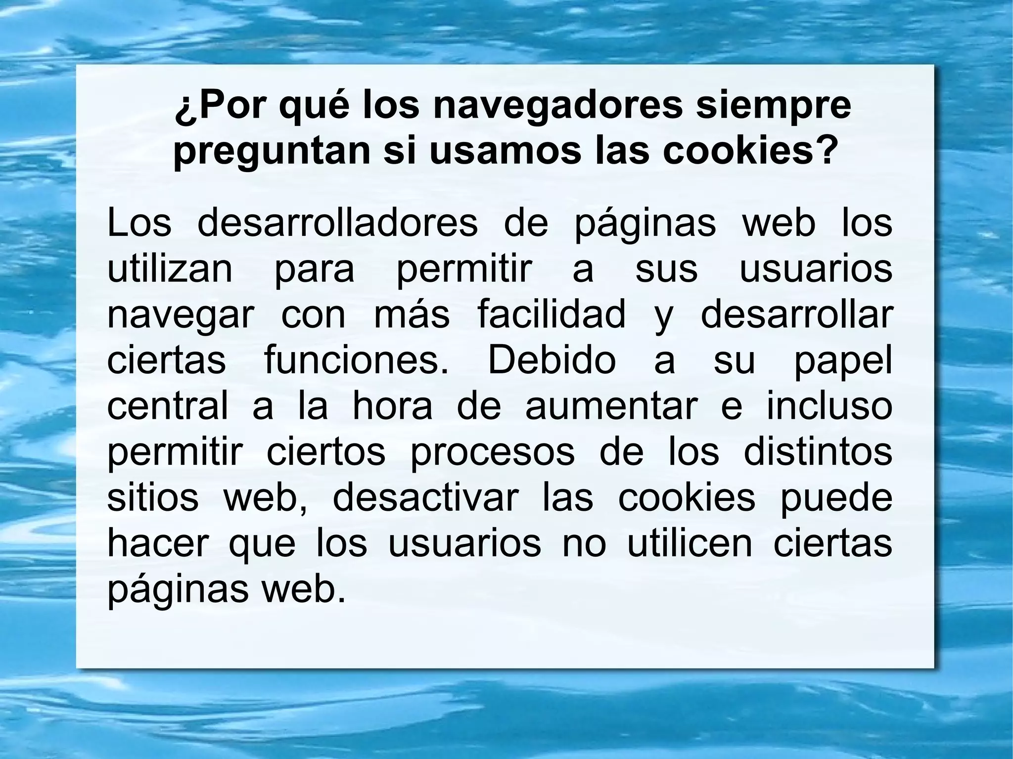 Cookies de internet | ODP