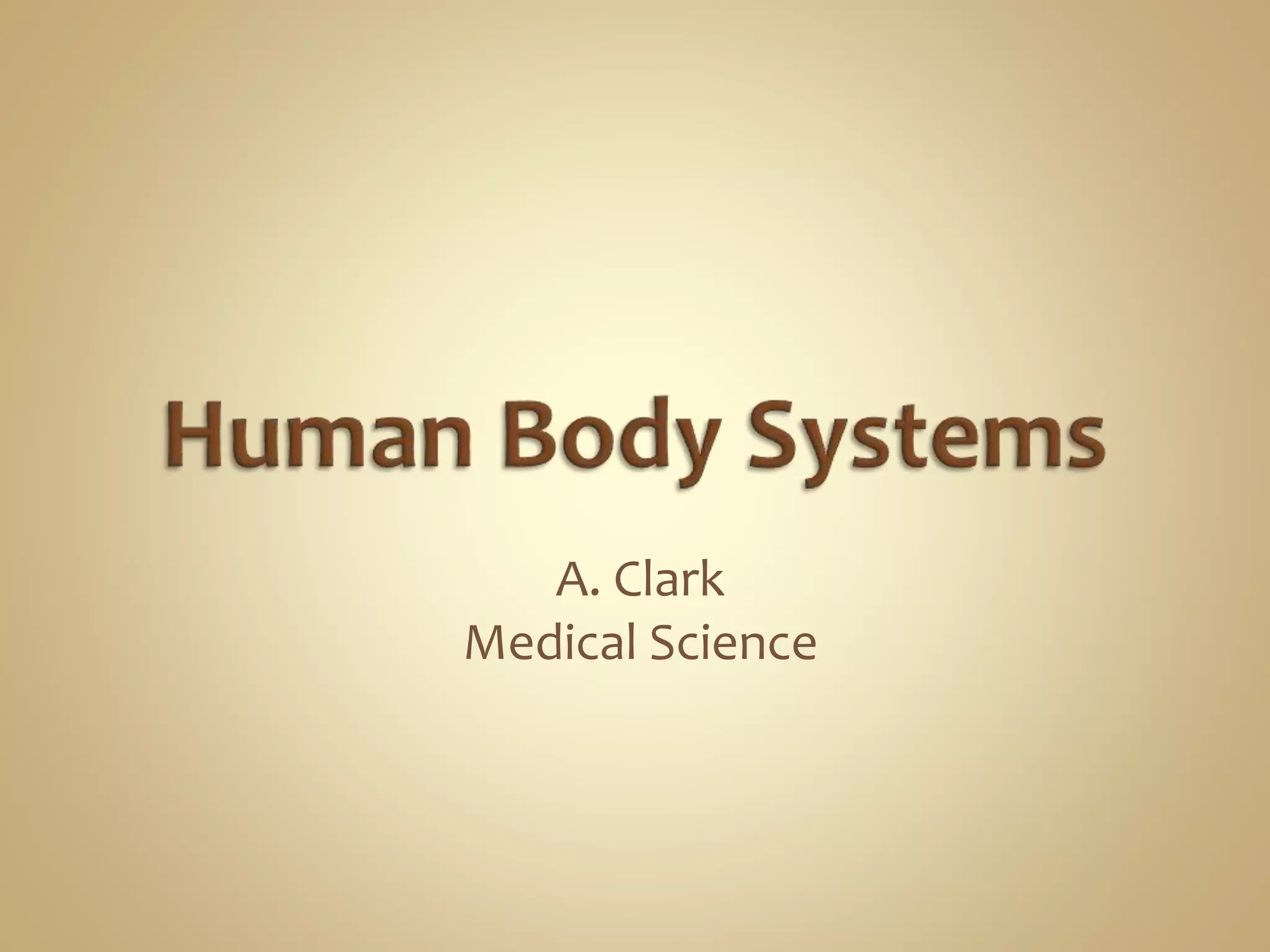 Human body systems ppt | PPTX