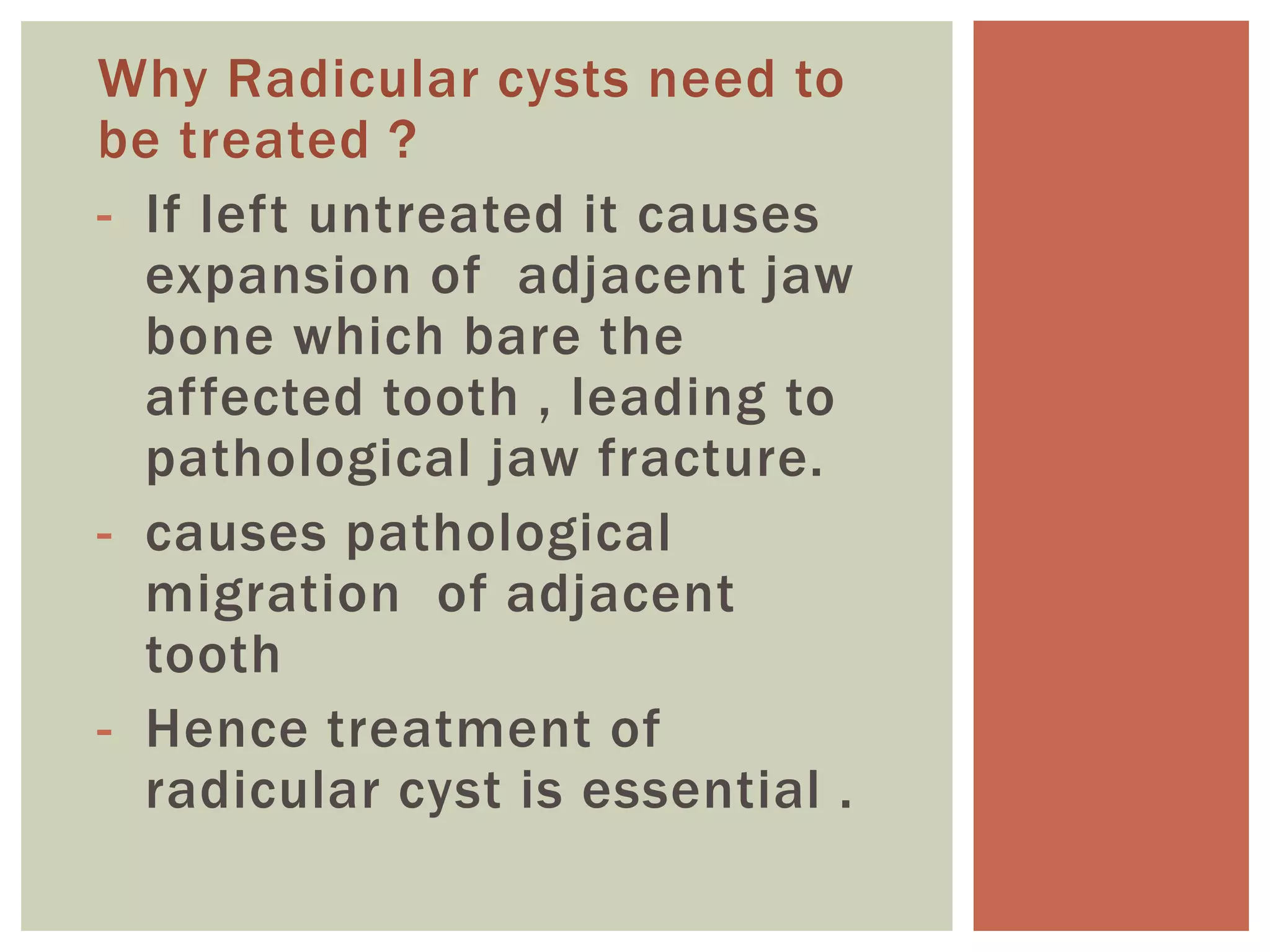 Radicular cyst | PPTX