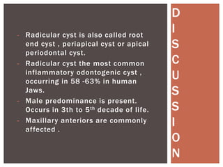 Radicular cyst | PPTX