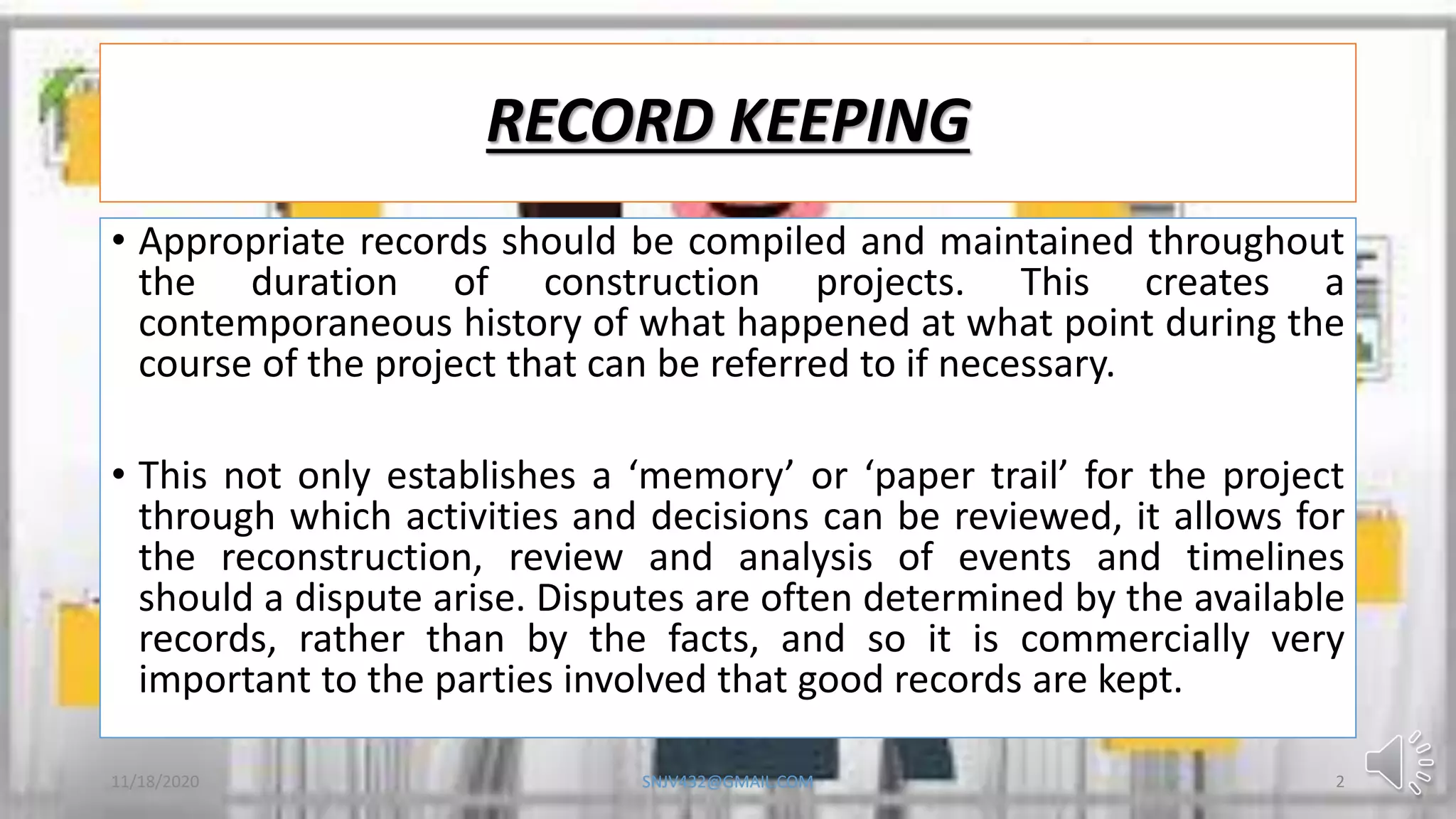 RECORD KEEPING | PPT