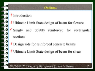 RC-I Chapter 3 (Design of Reinforced Concrete Beam).pptx