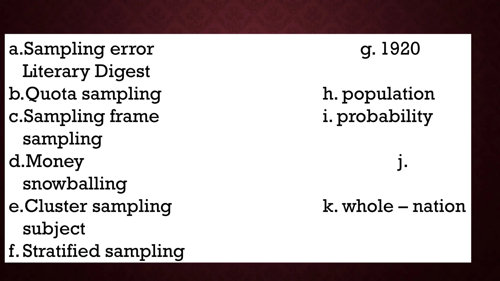 Rc 04 Sampling Procedure And Sample Pptx