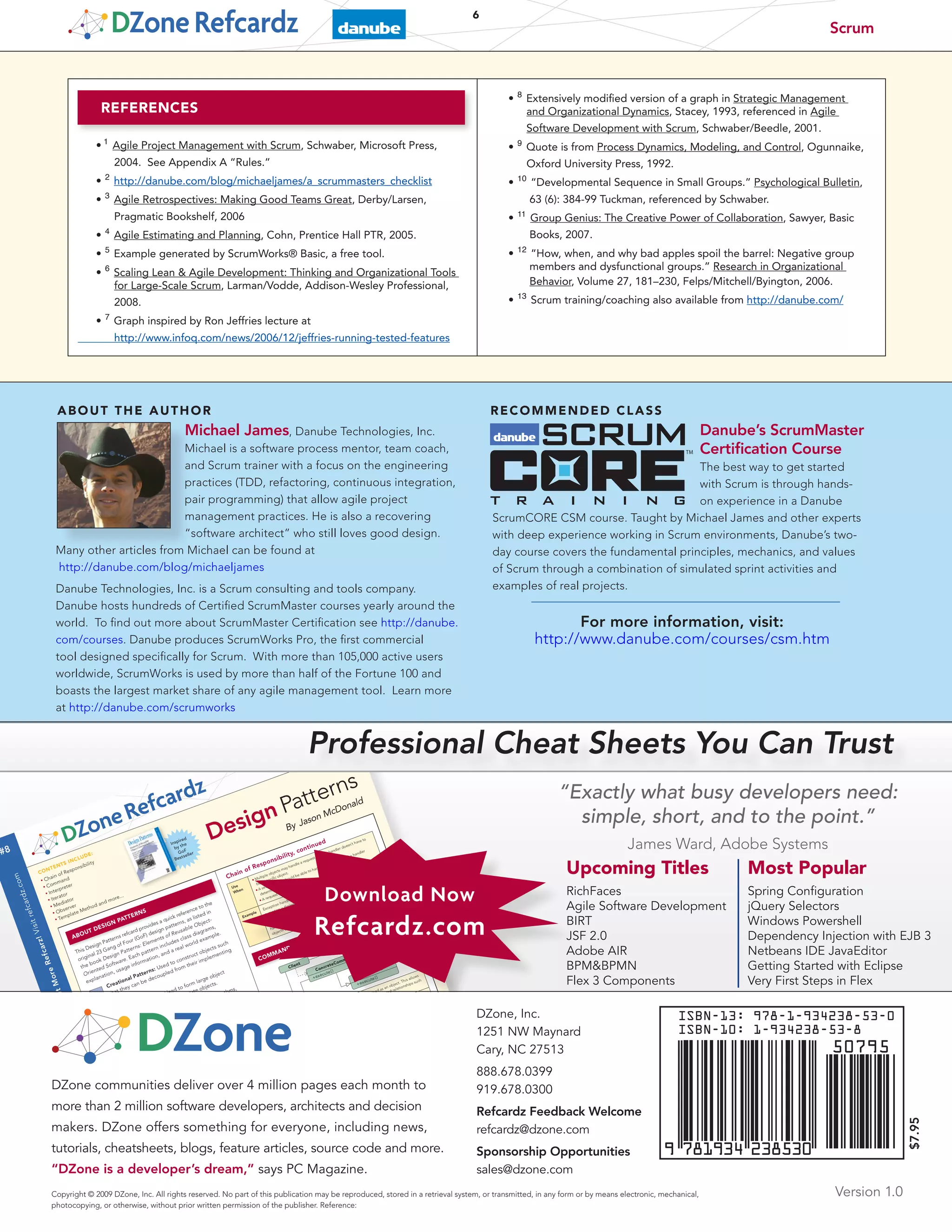 Scrum In Five Illustrated Pages | PDF