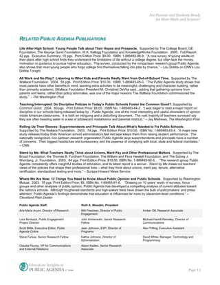 Reality Check 2006: Are Parents and Students Ready for More Math and ...