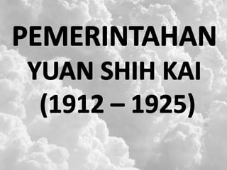 Perjalanan Revolusi China 1911 | PPTX