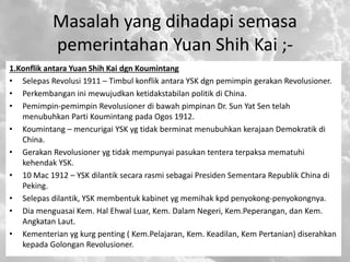 Perjalanan Revolusi China 1911 | PPTX
