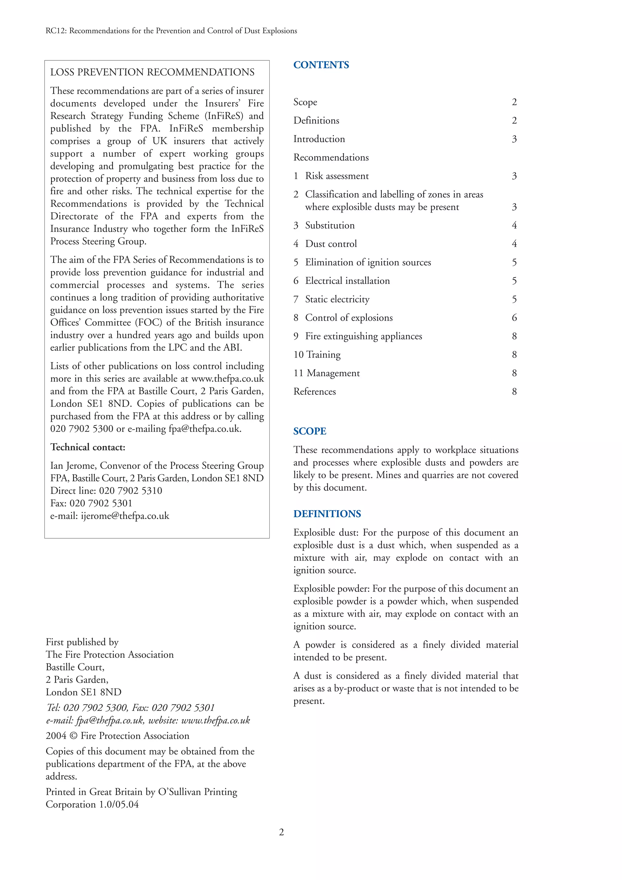 Rc12 -prevention_and_control_of_dust_explosions | PDF