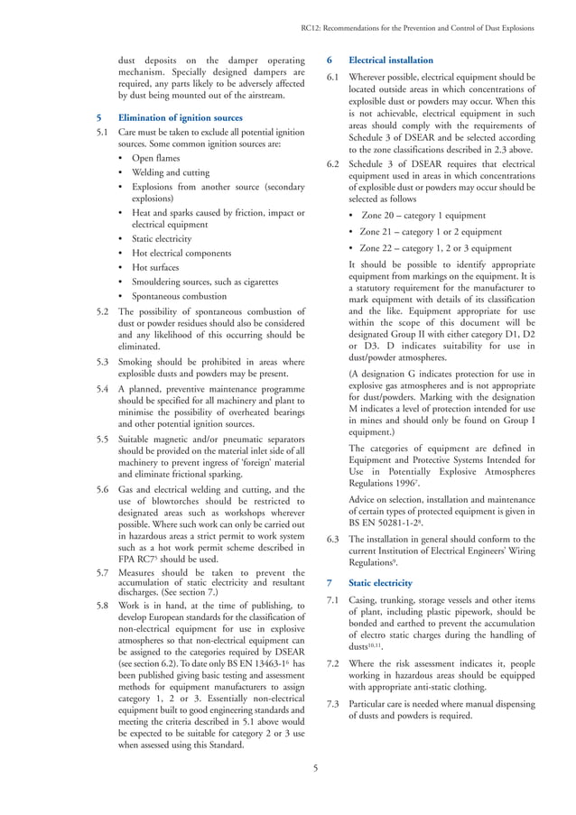 Rc12 -prevention_and_control_of_dust_explosions | PDF