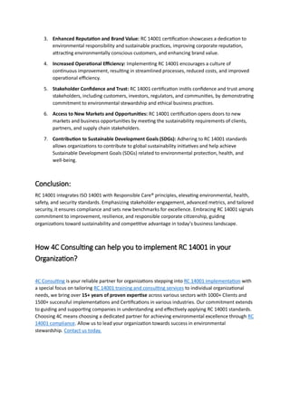 RC 14001 Certification: Enhancing ISO 14001 with EHS & Security ...