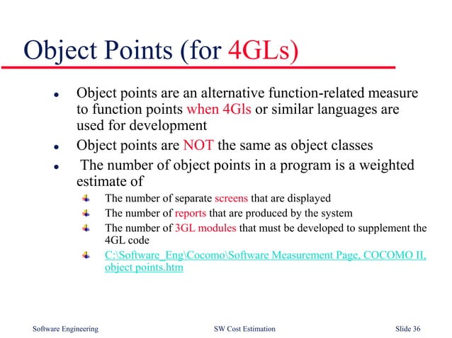 Sw Cost Estimation Ppt