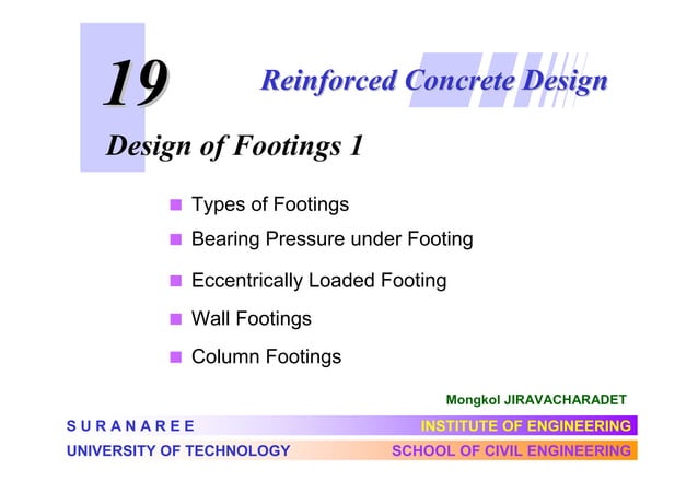 Rc19 footing1 | PPT