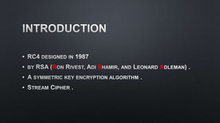 Rc4 | PPTX