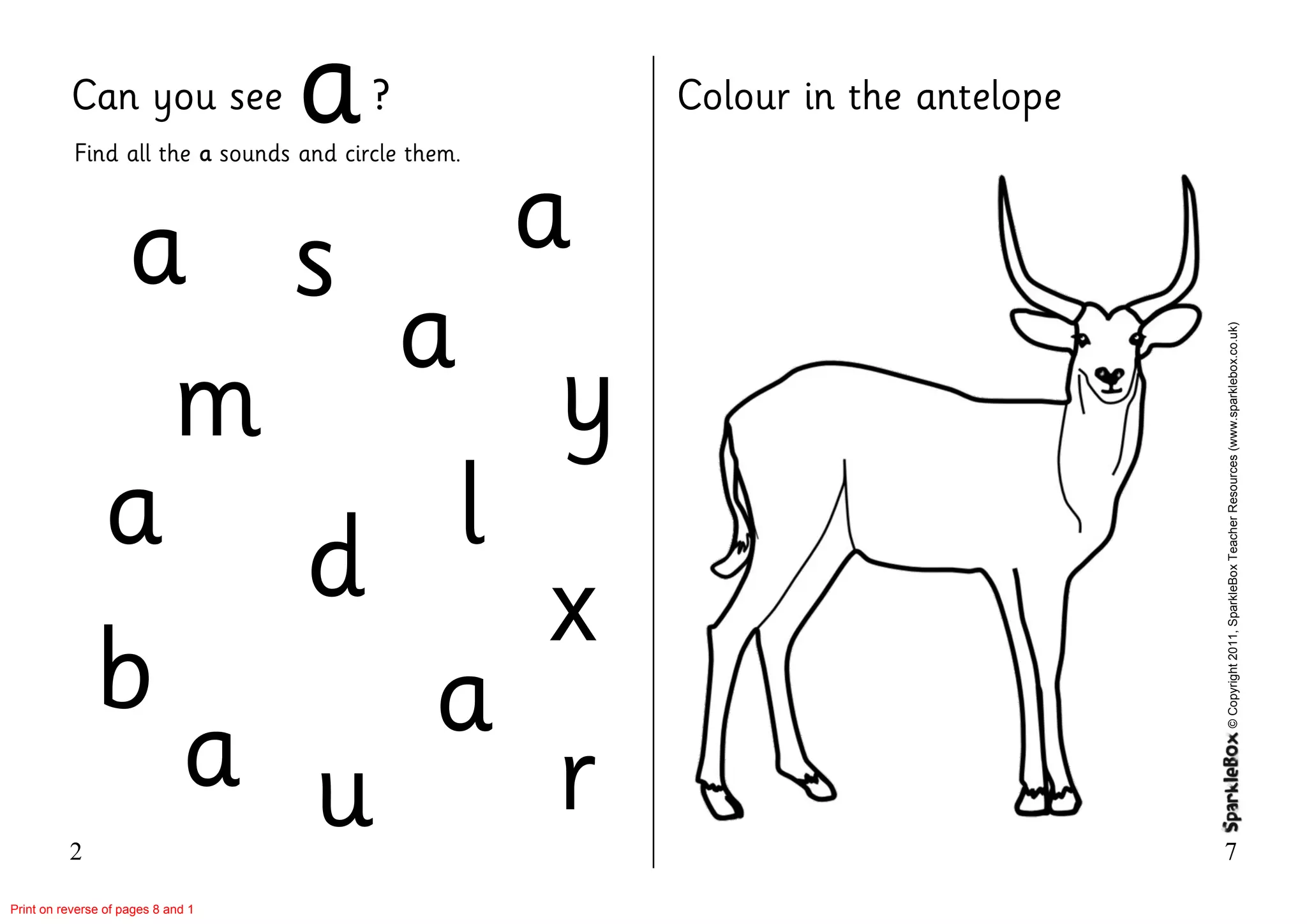 Worksheets A a | PPT