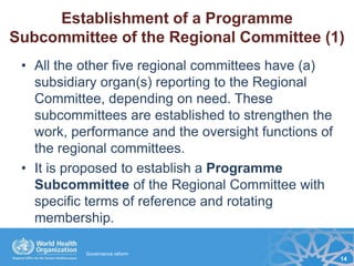 Governance reform | PPTX