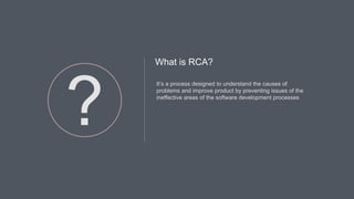 Root cause Analysis of Defects | PPSX