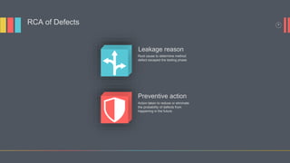 Root cause Analysis of Defects | PPSX