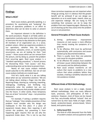 Root Cause Analysis | PDF