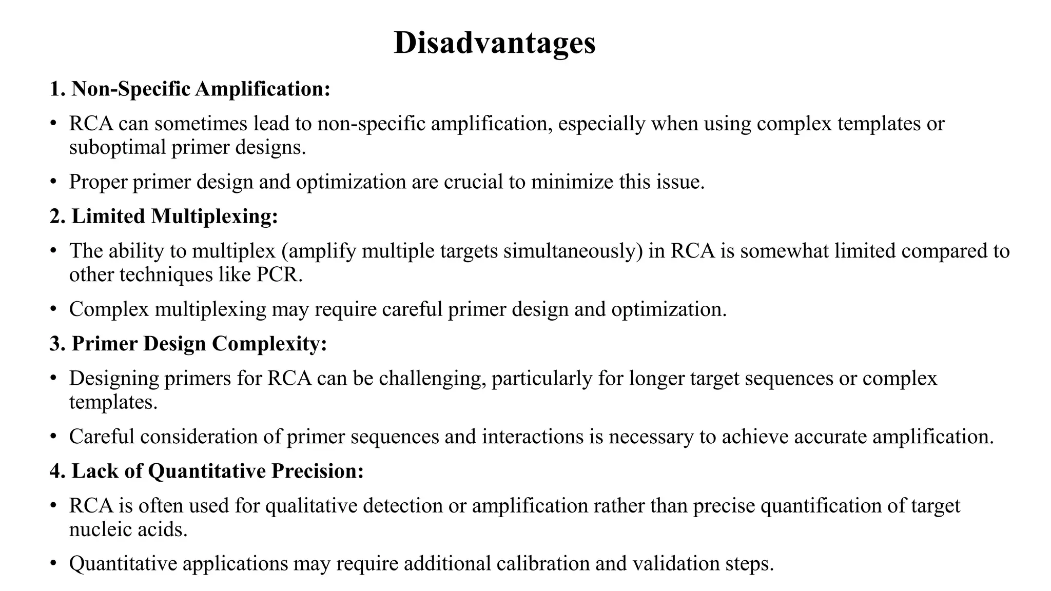 RCA Rolling cycle amplification is a isothermal | PPTX