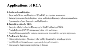 RCA Rolling cycle amplification is a isothermal | PPTX