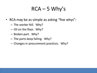 Root Cause Analysis | RCA | Gaurav Singh Rajput | PDF