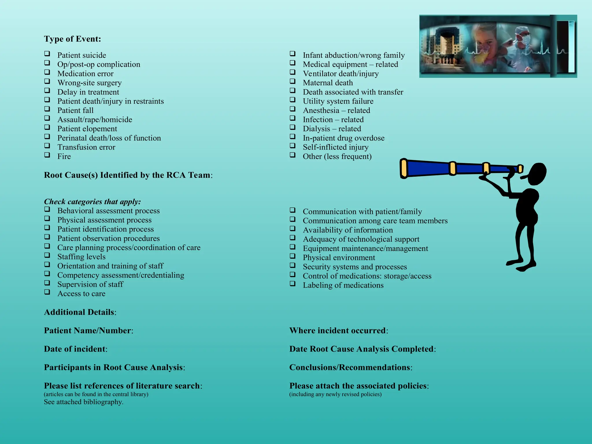 Root cause analysis for health incedent .ppt