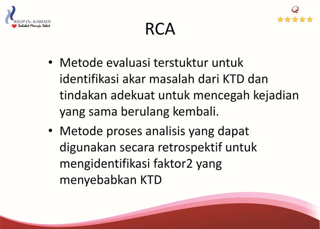 Root cause analysis ( analisa akar masalah ) | PPT