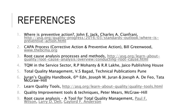 Structured Problem Solving (Correction, Corrective Action, Preventive Action and RCA) | PPTX