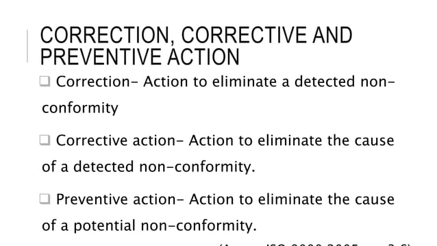 Structured Problem Solving (Correction, Corrective Action, Preventive ...