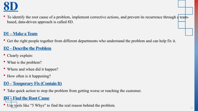 RCA & CAPA Training.pptx in sheet metal fabrication industry | PPTX