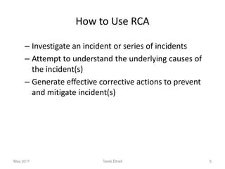 Rca Case Study R6 | PPT