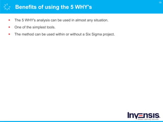 Root Cause Analysis, The 5 Why’s, and The Fishbone Diagram | PPTX